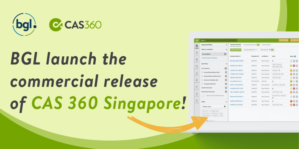 BGL launches company secretarial software, CAS 360 | BGL Corporate ...